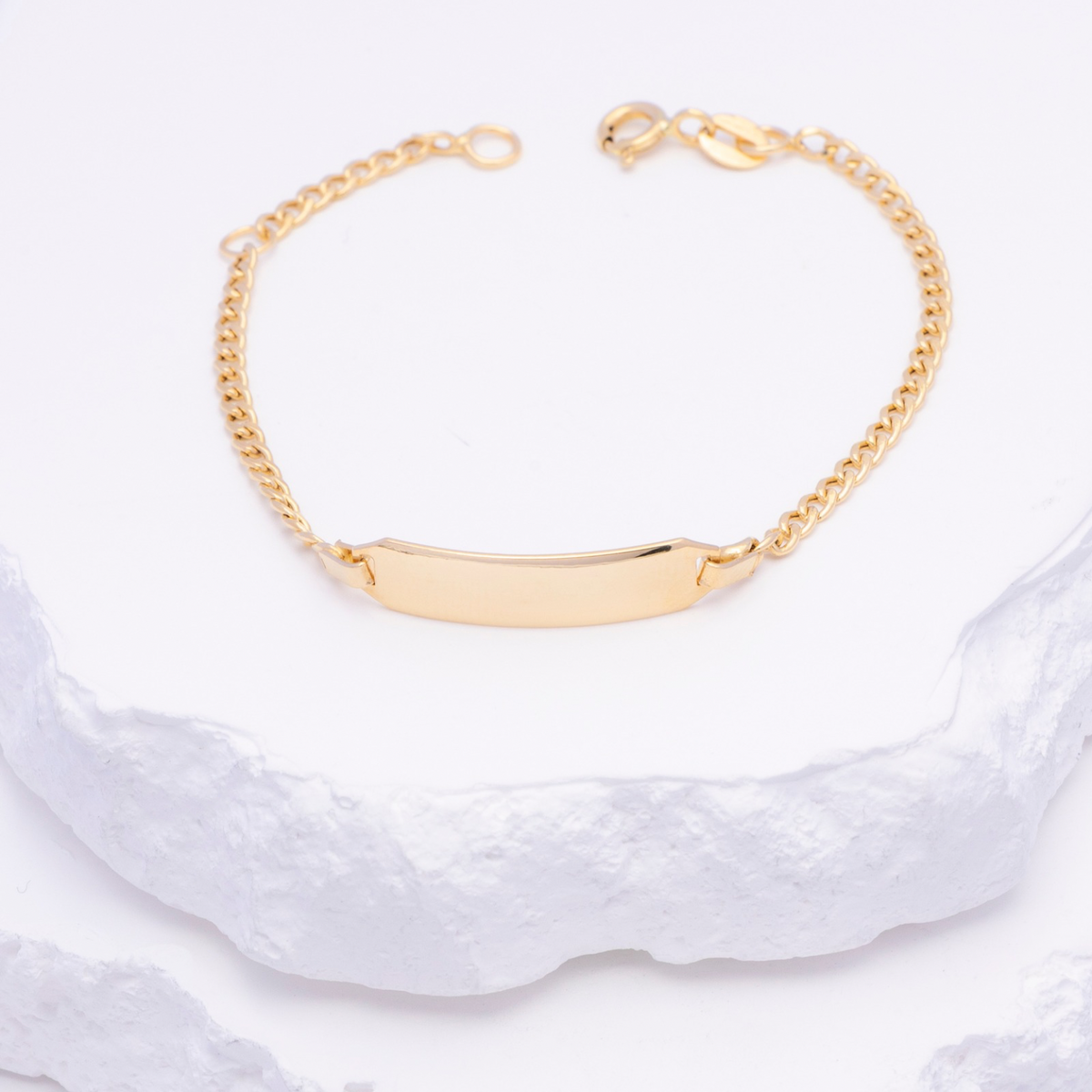 18k ID Bracelet - Your Precious One – Italy Gold
